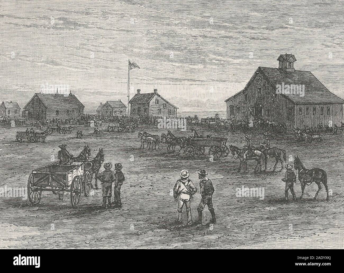 Farming in 1880s hi-res stock photography and images - Alamy