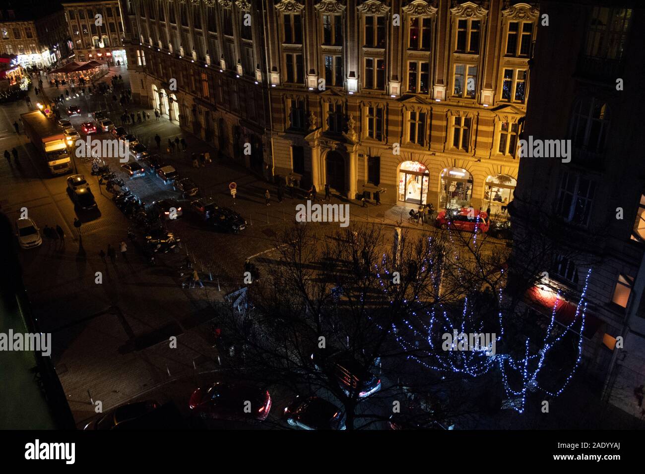 Lille night france hi-res stock photography and images - Alamy