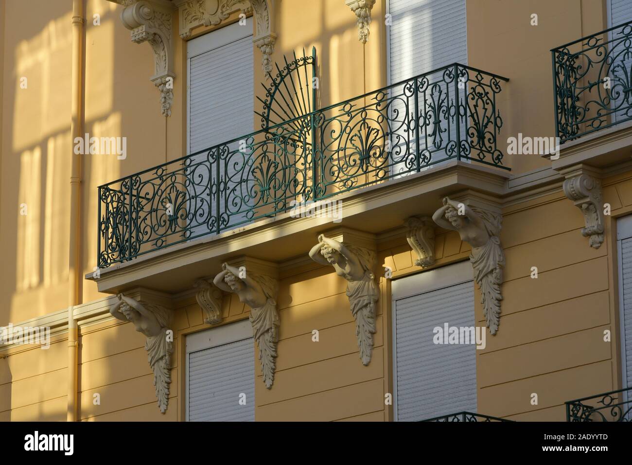 Traditional French Balcony Stock Photo - Alamy