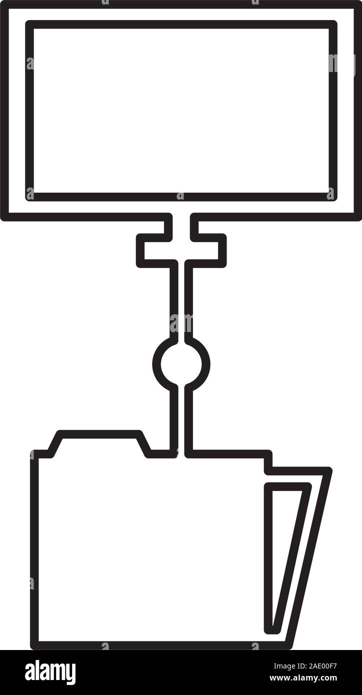 Computer desktop folder file Black and White Stock Photos & Images - Alamy