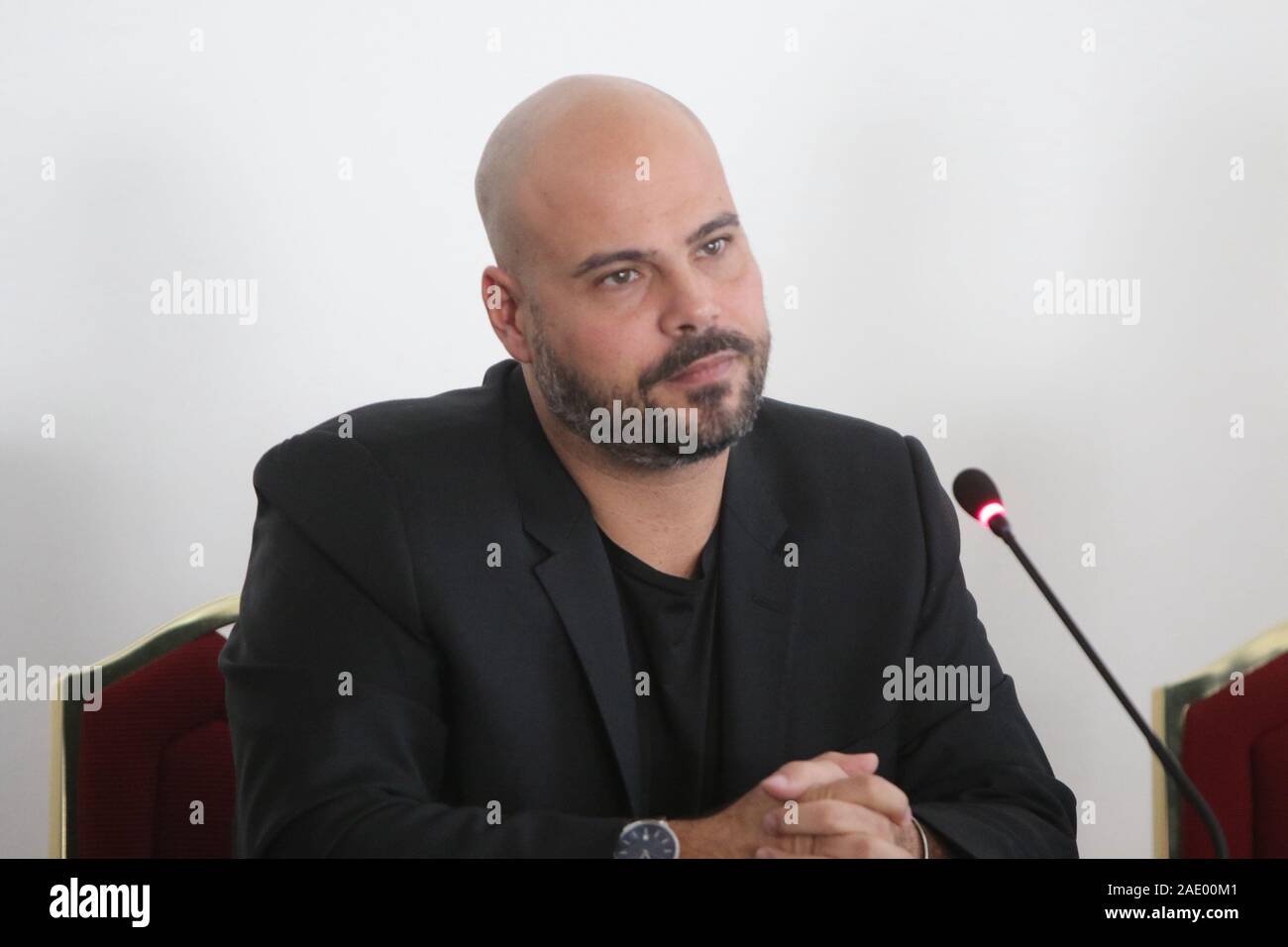 Napoli, Italy. 05th Dec, 2019. Photocall in Naples with cast and ...