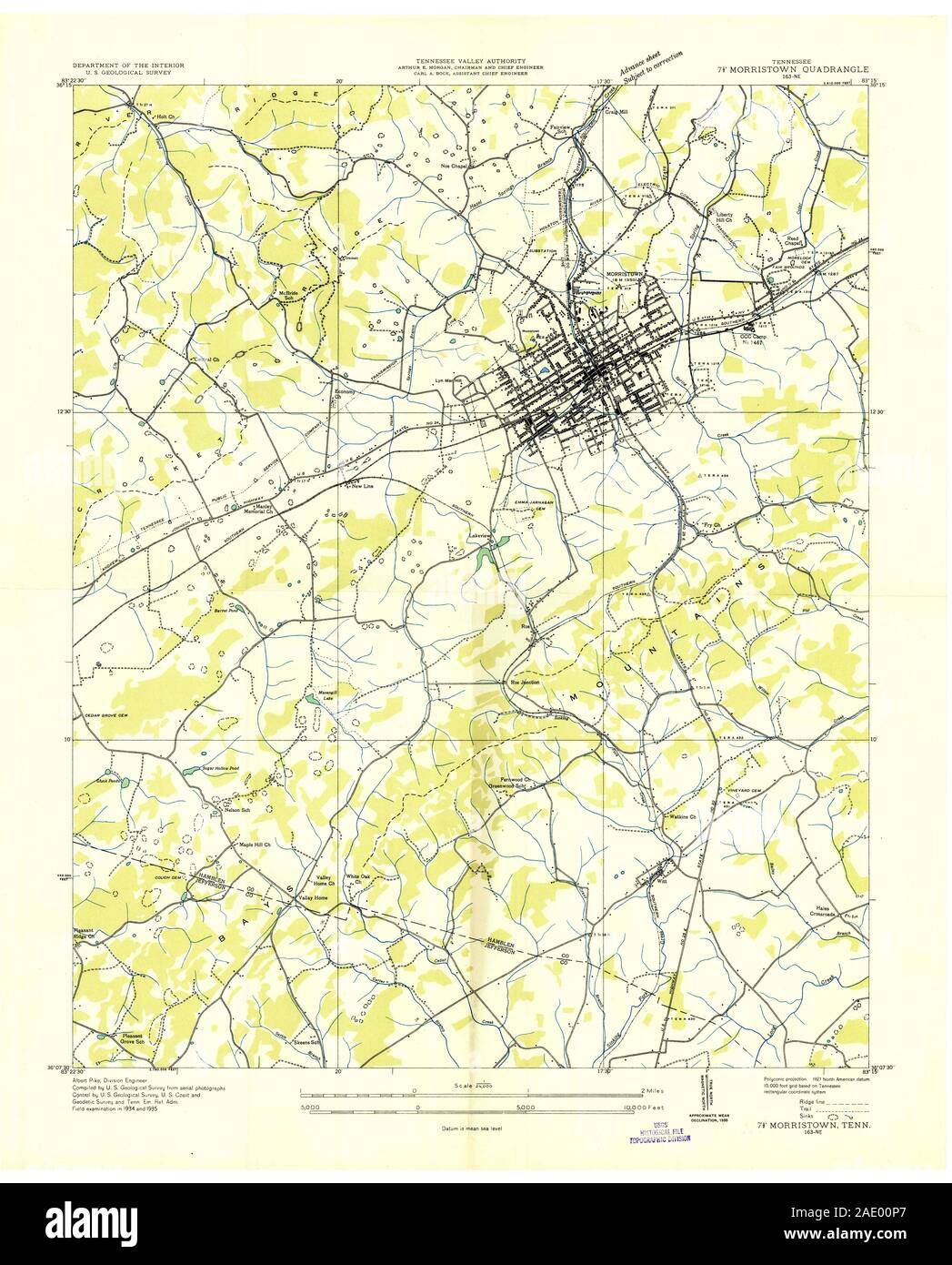 Map of morristown tennessee hi-res stock photography and images - Alamy