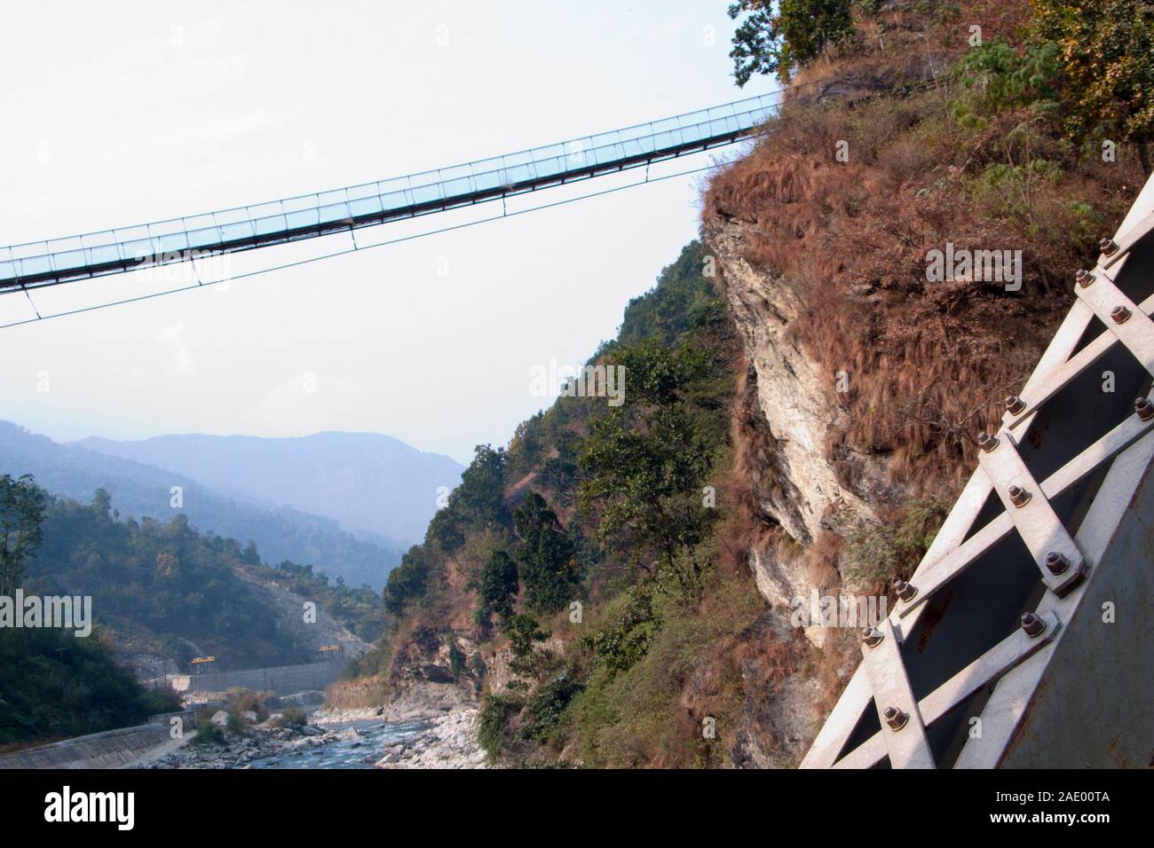 Old hanging bridge hi-res stock photography and images - Alamy
