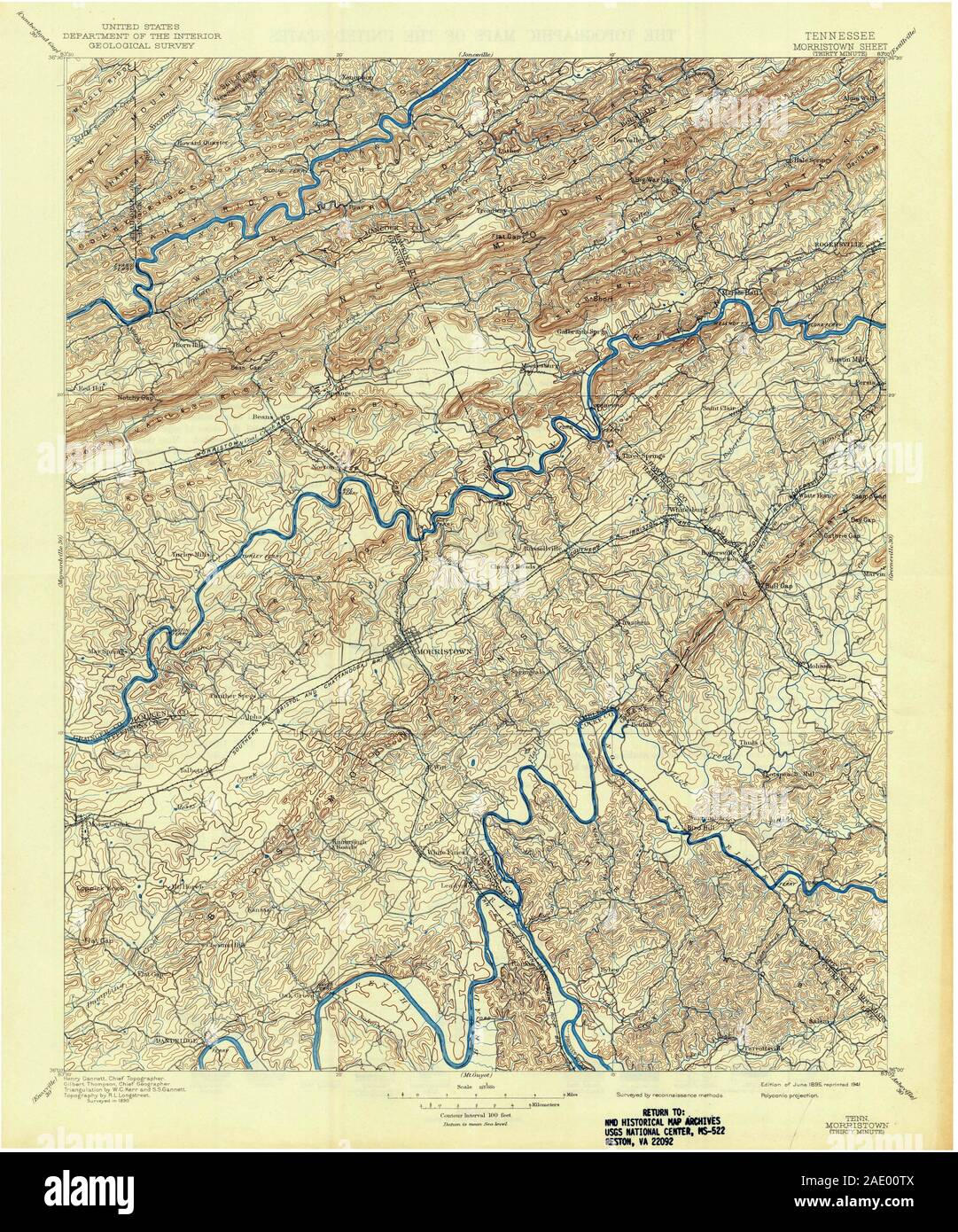 Map of morristown tennessee hi-res stock photography and images - Alamy