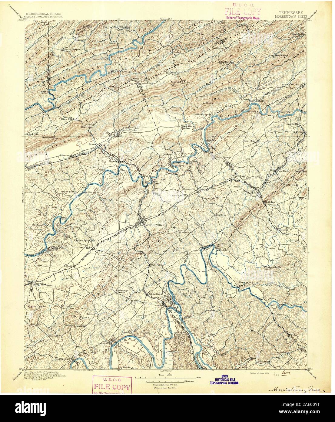 Map of morristown tennessee hi-res stock photography and images - Alamy