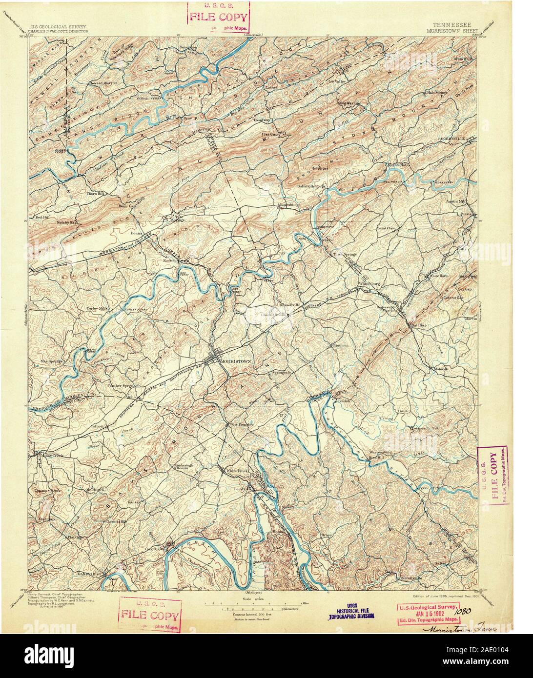 Map of morristown tennessee hi-res stock photography and images - Alamy