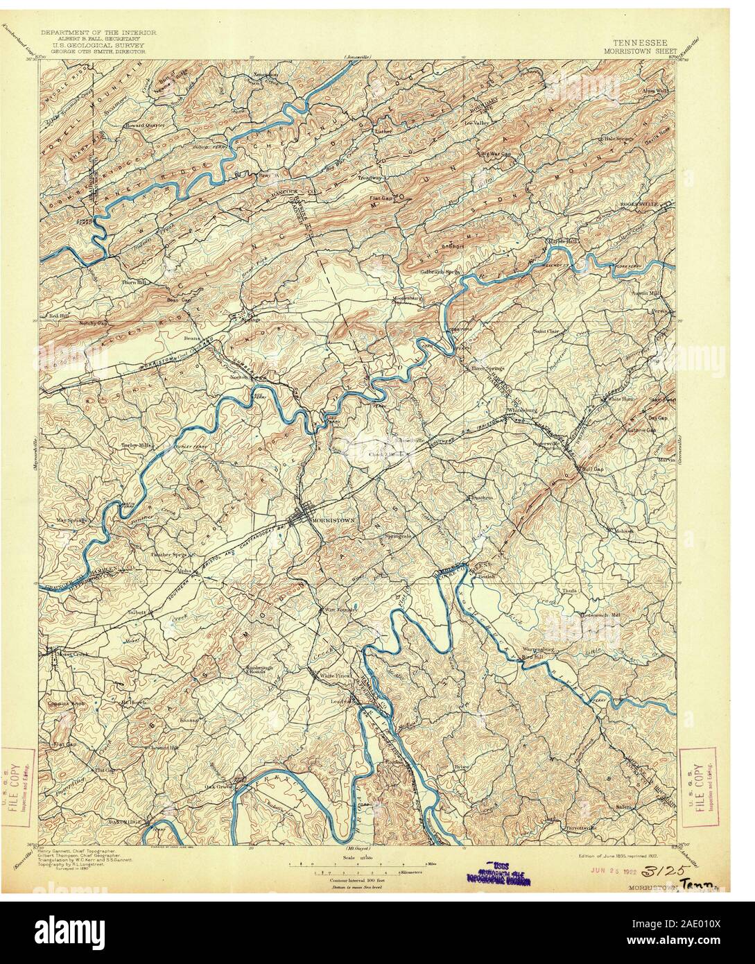 Map of morristown tennessee hi-res stock photography and images - Alamy
