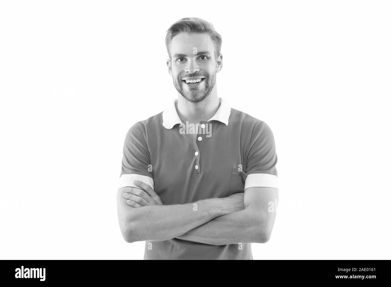 Kind guy Black and White Stock Photos & Images - Alamy