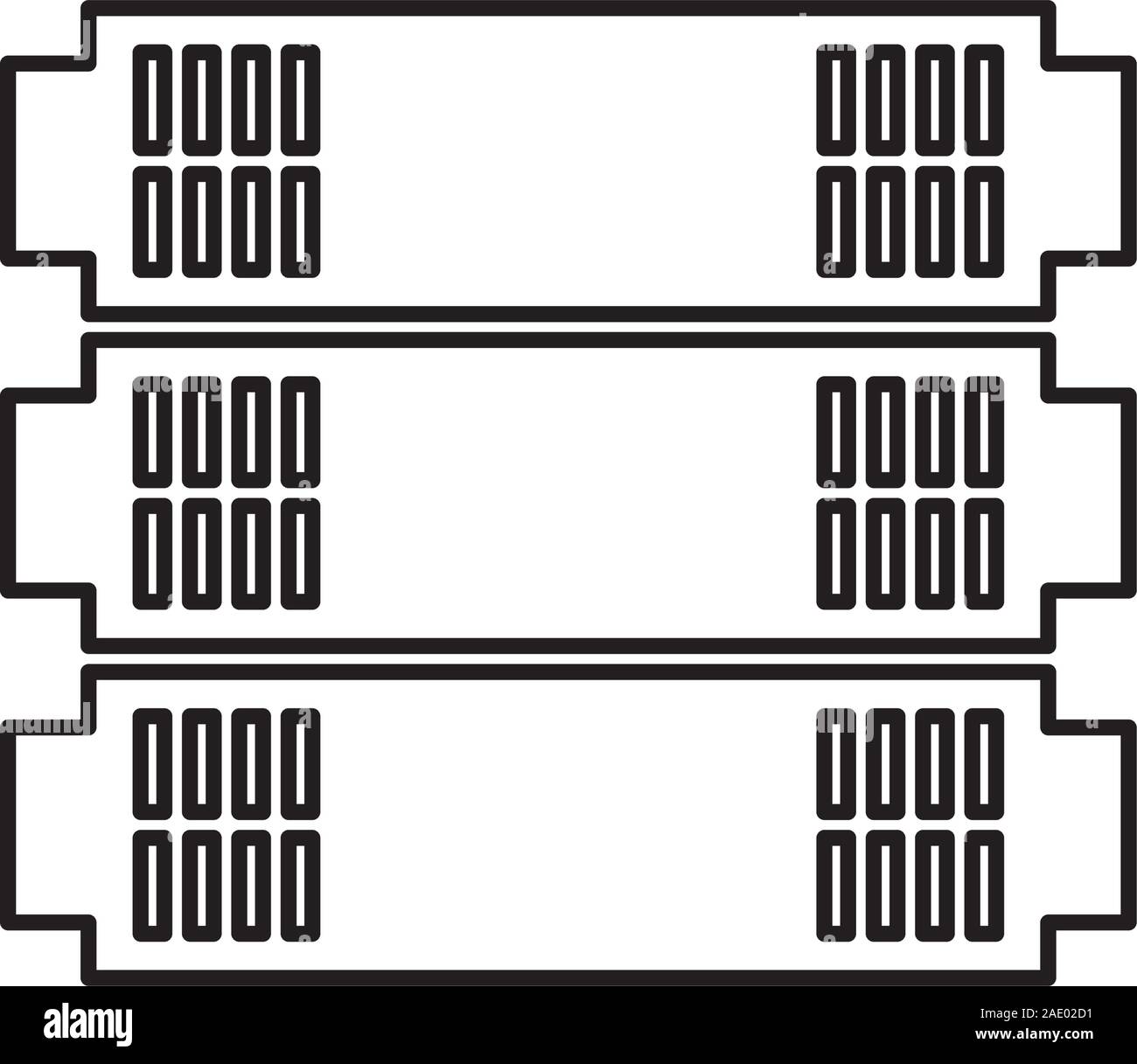 Data server tower Black and White Stock Photos & Images - Alamy