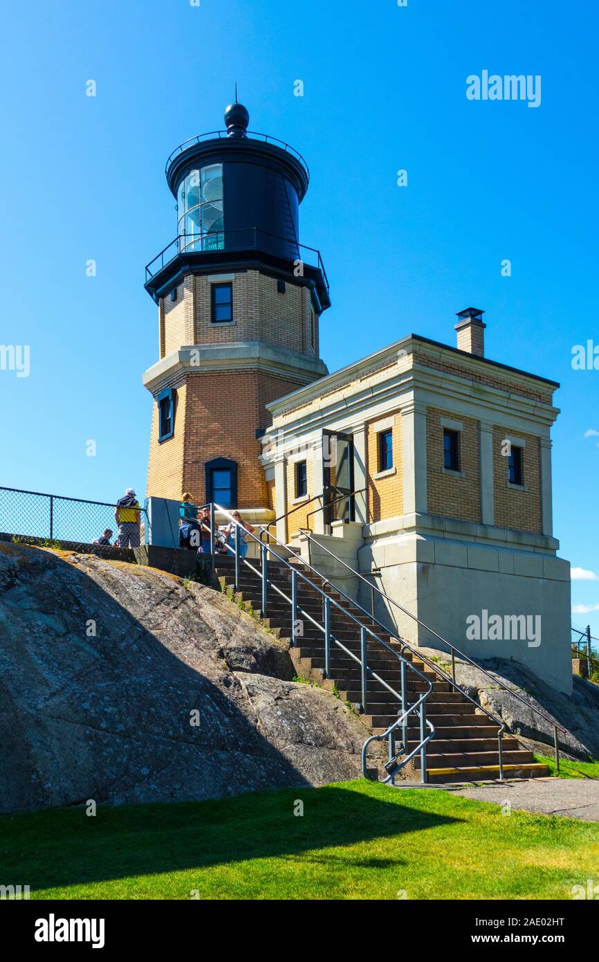 Split Rock Lighthouse is a lighthouse located southwest of Silver Bay ...