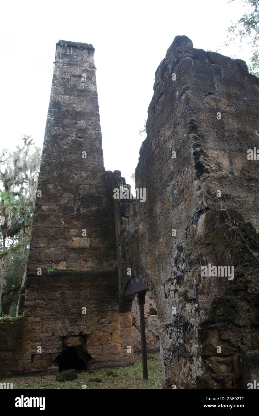 Bulow Plantation Ruins, Florida Stock Photo - Alamy