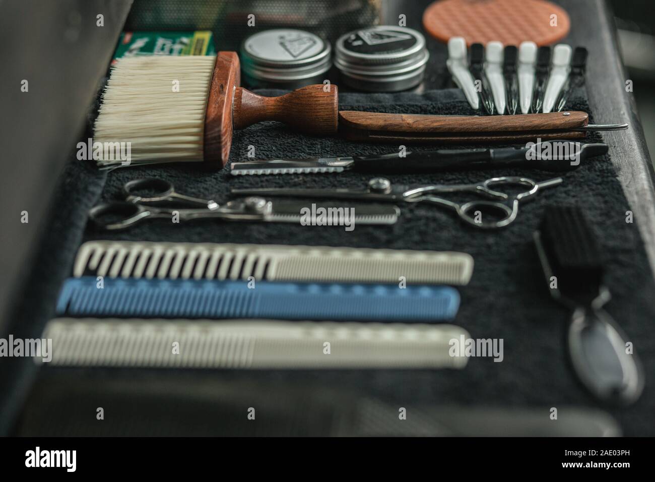 Barber equipment hi-res stock photography and images - Alamy