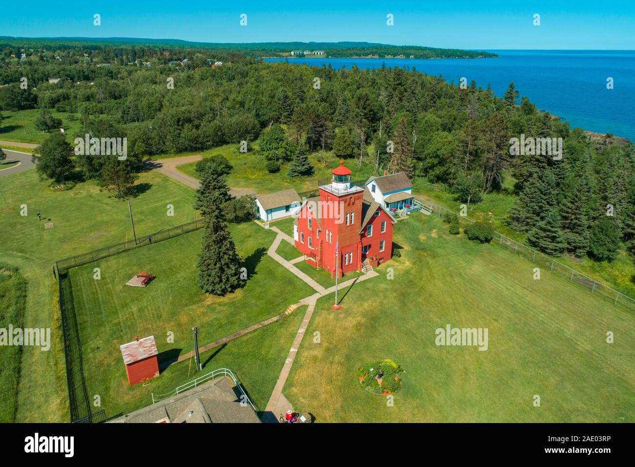 The Two Harbors Light Station is the oldest operating lighthouse in the ...