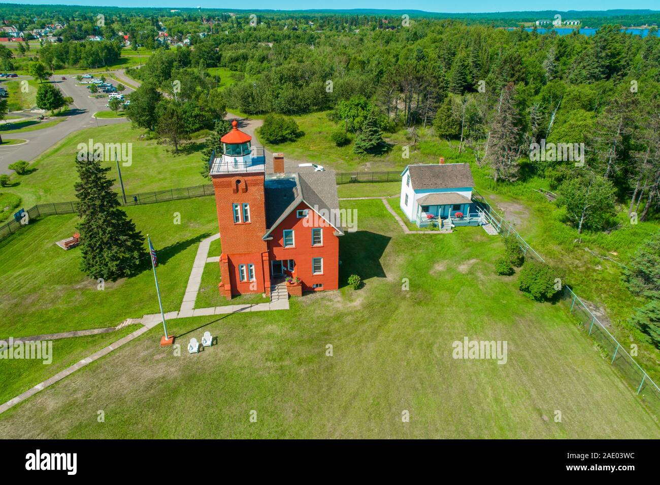 The Two Harbors Light Station is the oldest operating lighthouse in the ...