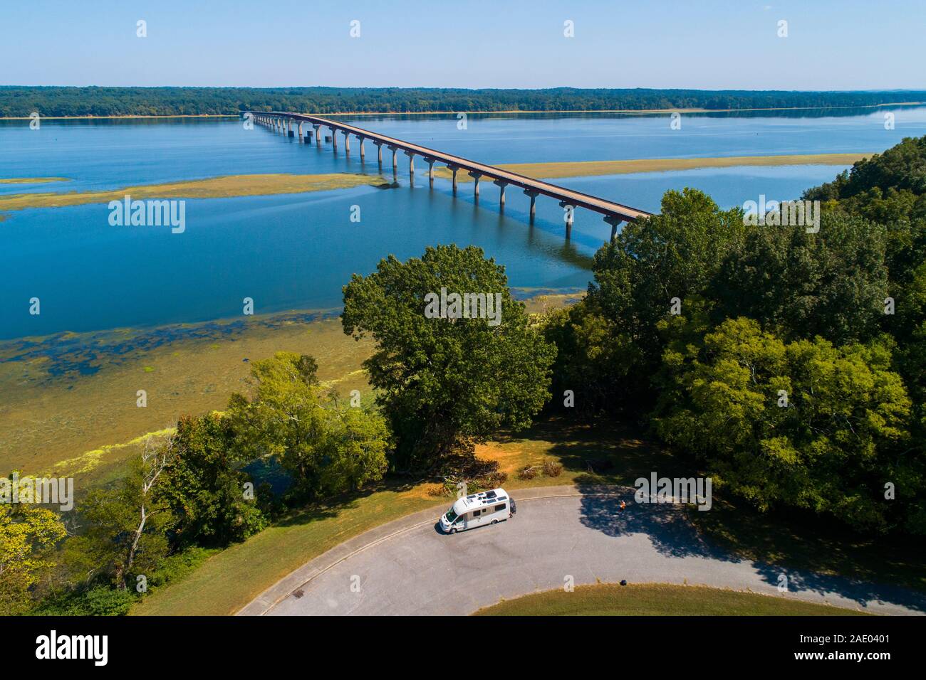 John Coffee Memorial Bridge the Natchez Trace Parkway Mississippi MS ...