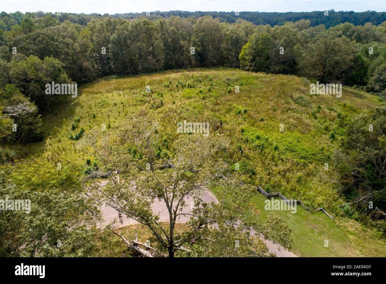 Magnum indian Mound on the Natchez Trace Parkway Mississippi MS also ...