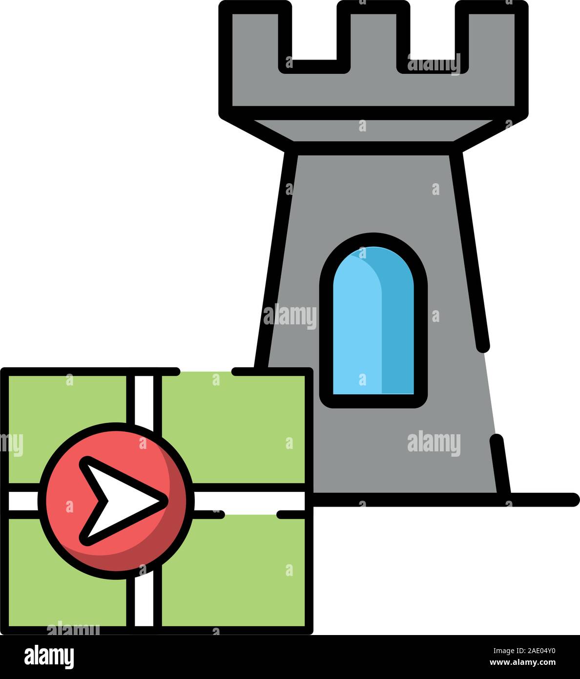 Tourist place guide Cut Out Stock Images & Pictures - Alamy