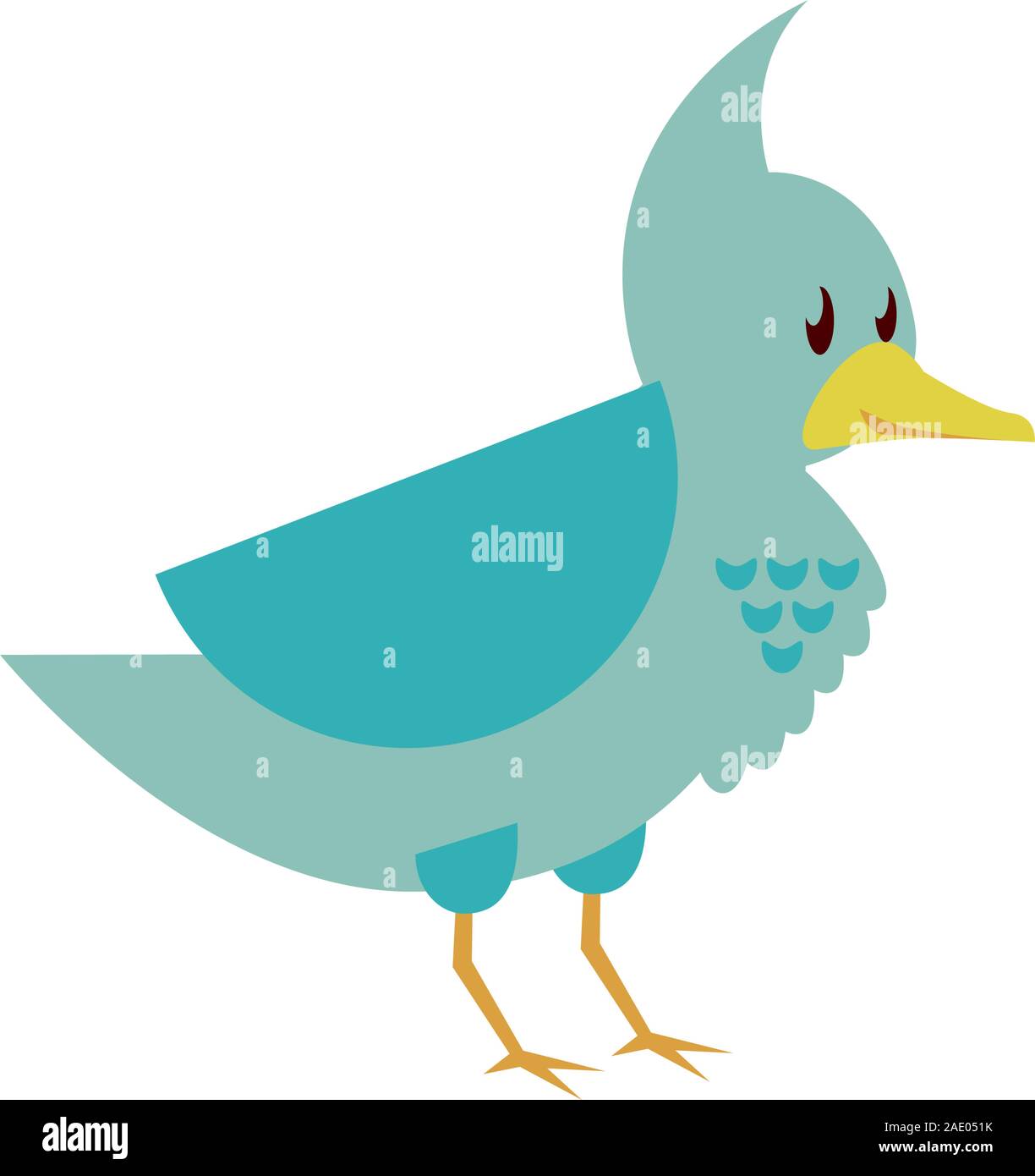 cute little bird animal character Stock Vector Image & Art - Alamy