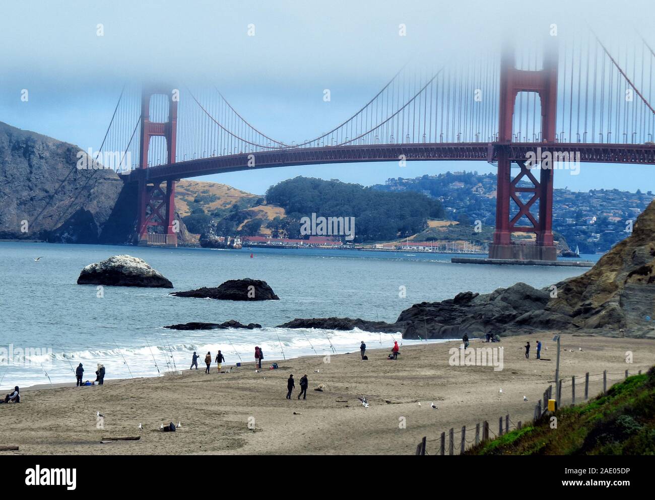 Views of Baker Beach,California Stock Photo - Alamy