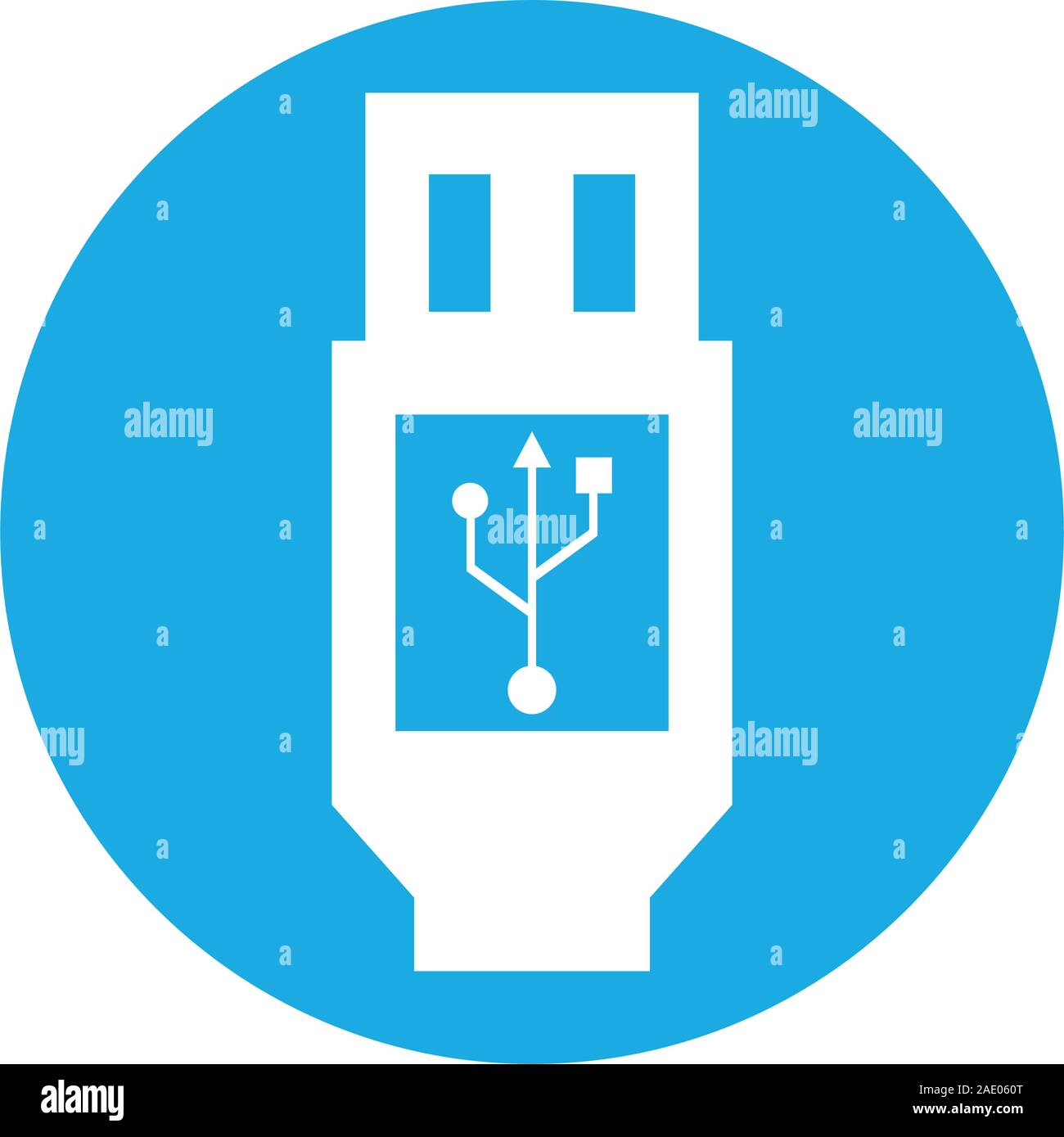 usb wire connector isolated icon Stock Vector Image & Art - Alamy