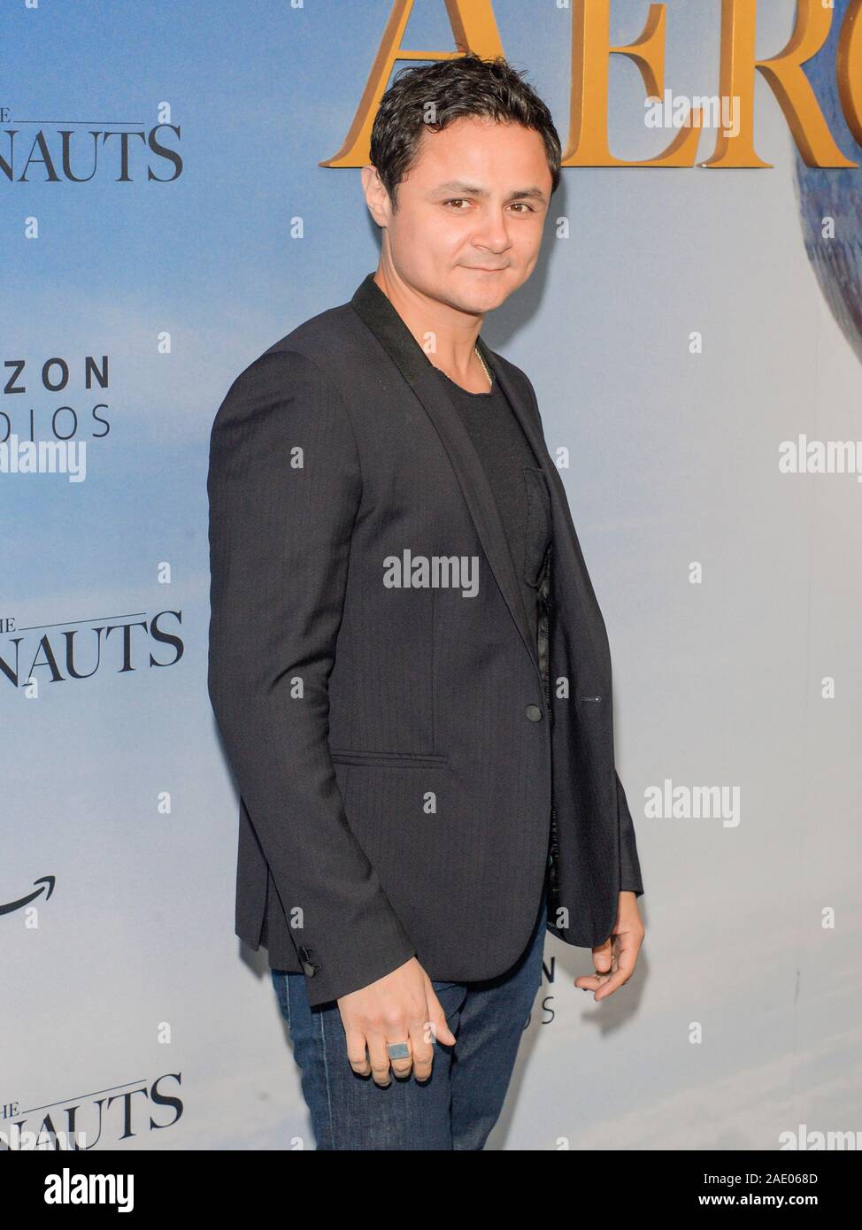 New York, NY - December 4, 2019: Arturo Castro attends The Aeronauts ...