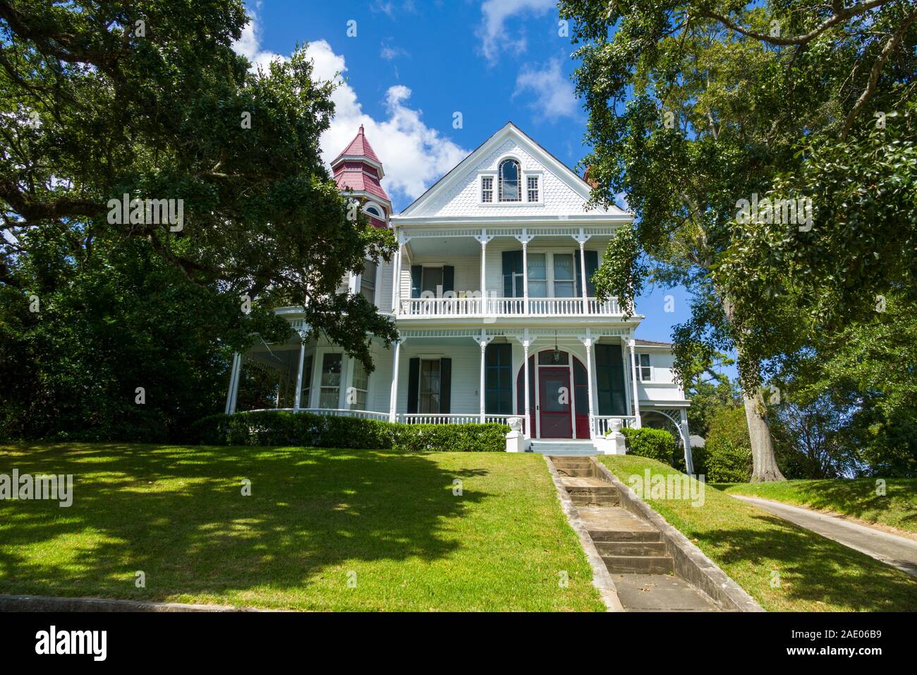 Stately vistorian home in Natchez located at the southern end of the ...