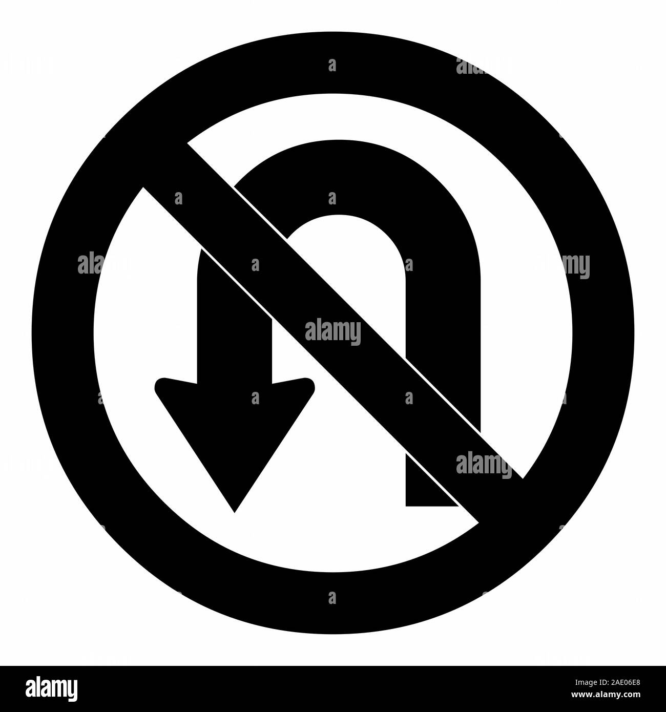 U turn car Stock Vector Images - Alamy