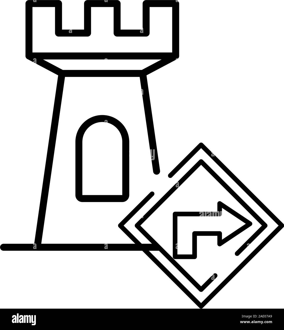 Navigation control tower Cut Out Stock Images & Pictures - Alamy