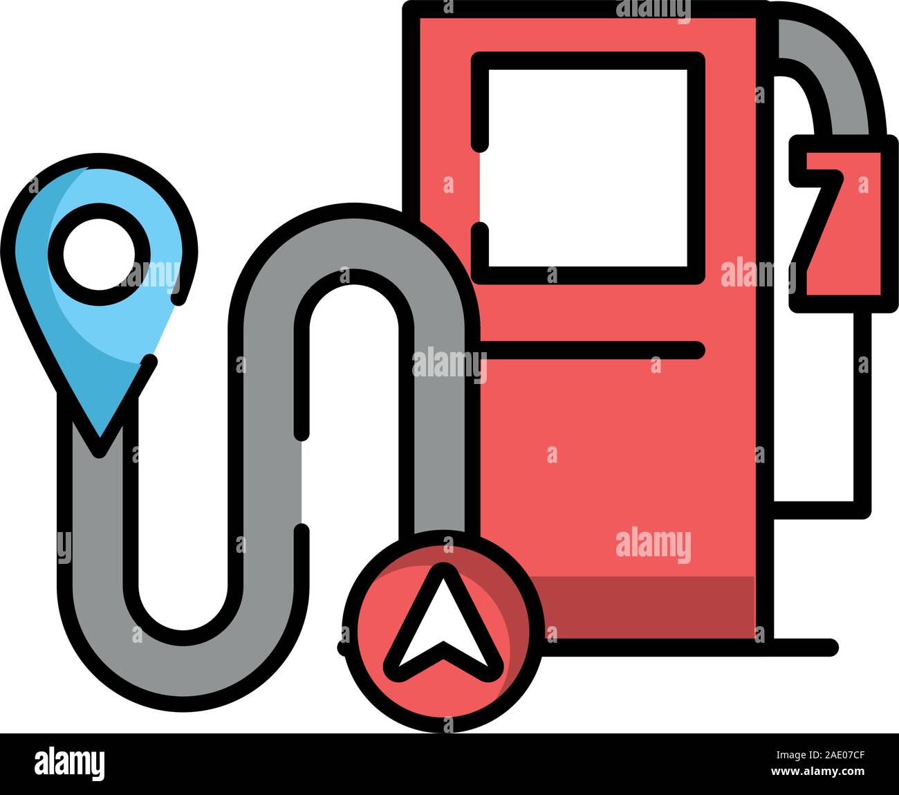 fuel oil station service icon Stock Vector Image & Art - Alamy