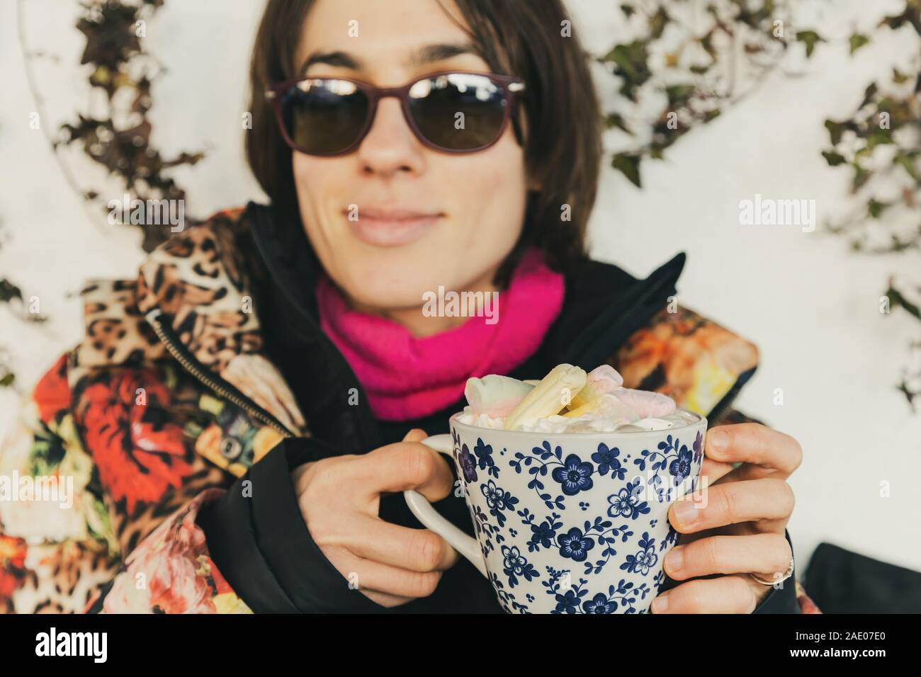 Enjoy cozy hot chocolate hi-res stock photography and images - Alamy