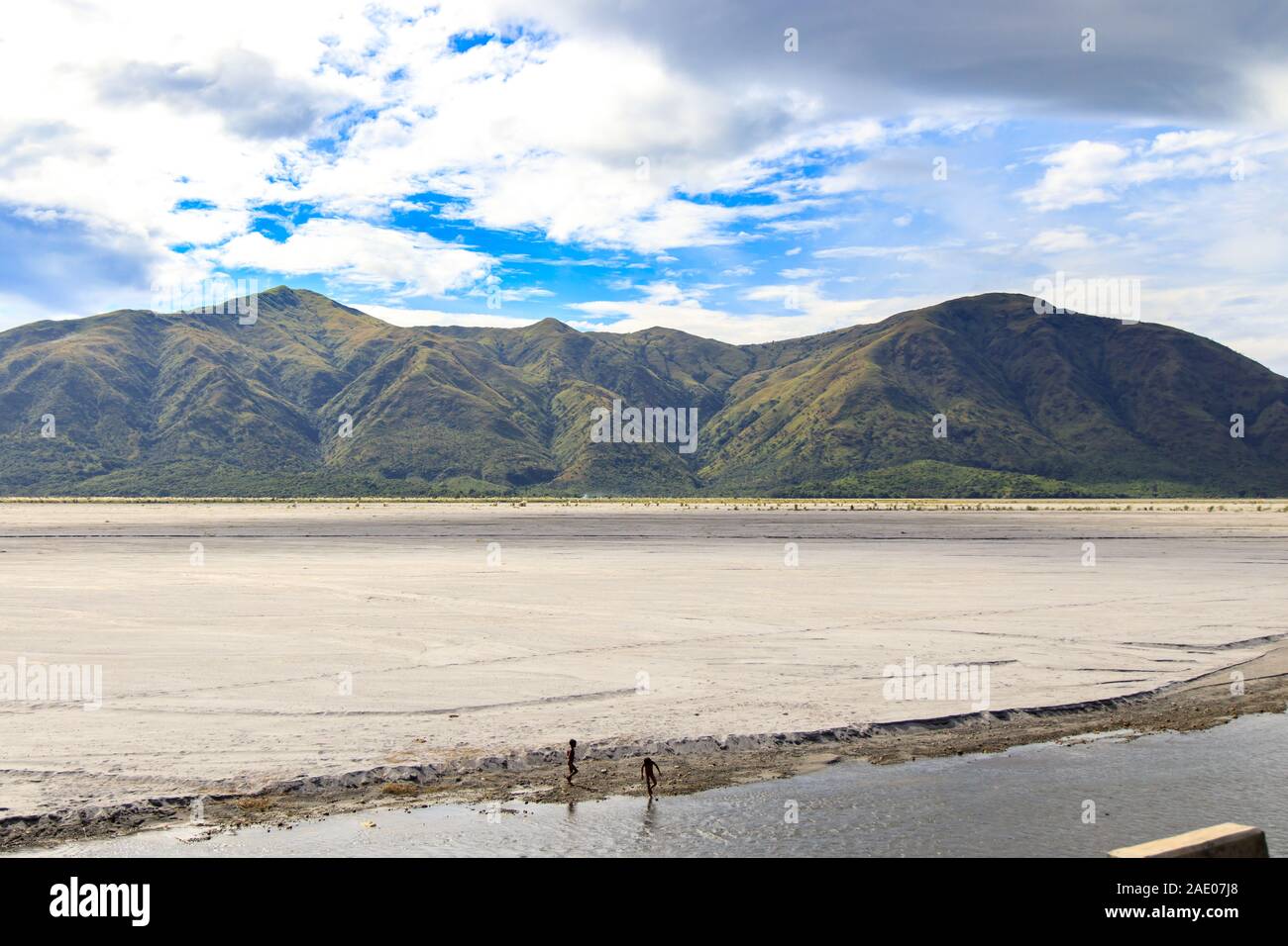 beautiful landscape at Mountain Pinatubo, Zambales, Philippines Stock ...