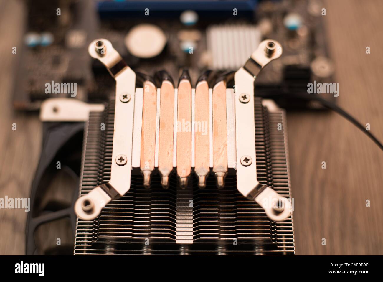 Aluminum cpu cooler heat sink isolated on white Stock Photo - Alamy