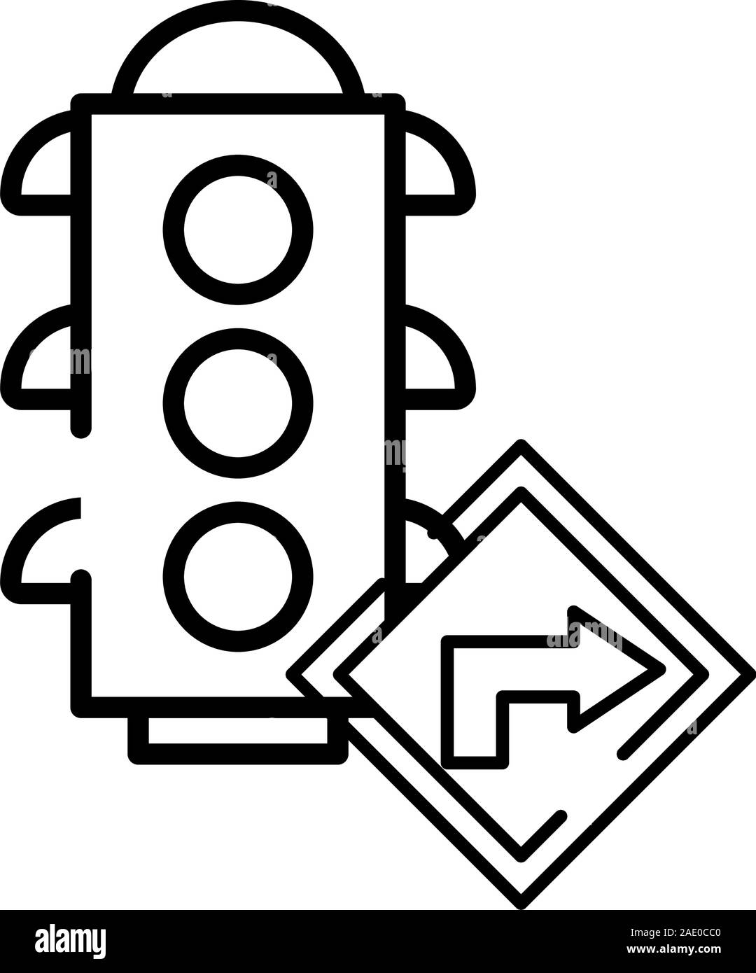 Traffic control controls Stock Vector Images - Alamy