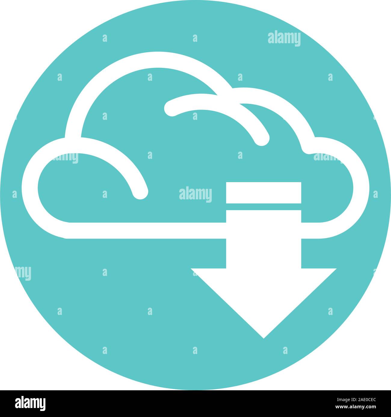 cloud computing data isolated icon Stock Vector Image & Art - Alamy