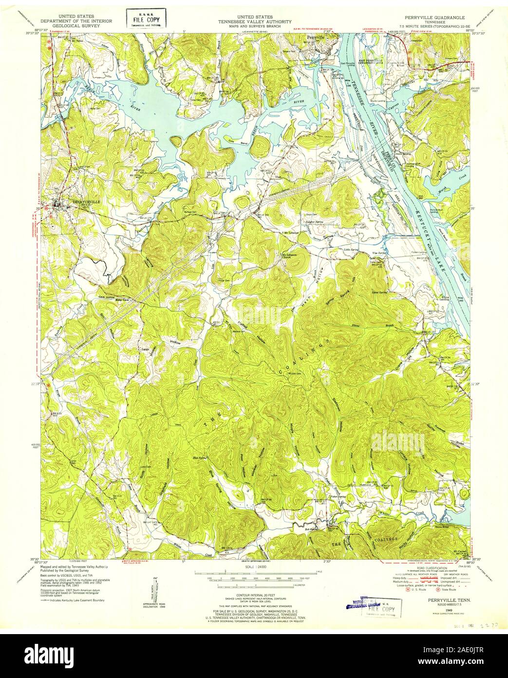 Map of perryville hi-res stock photography and images - Alamy