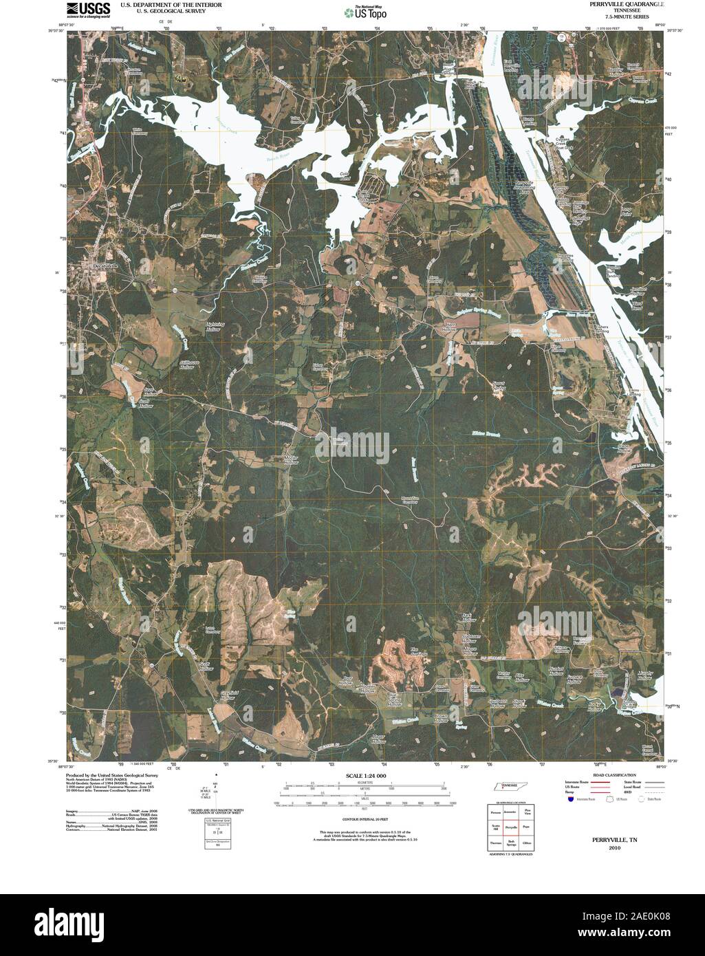 Map of perryville hi-res stock photography and images - Alamy