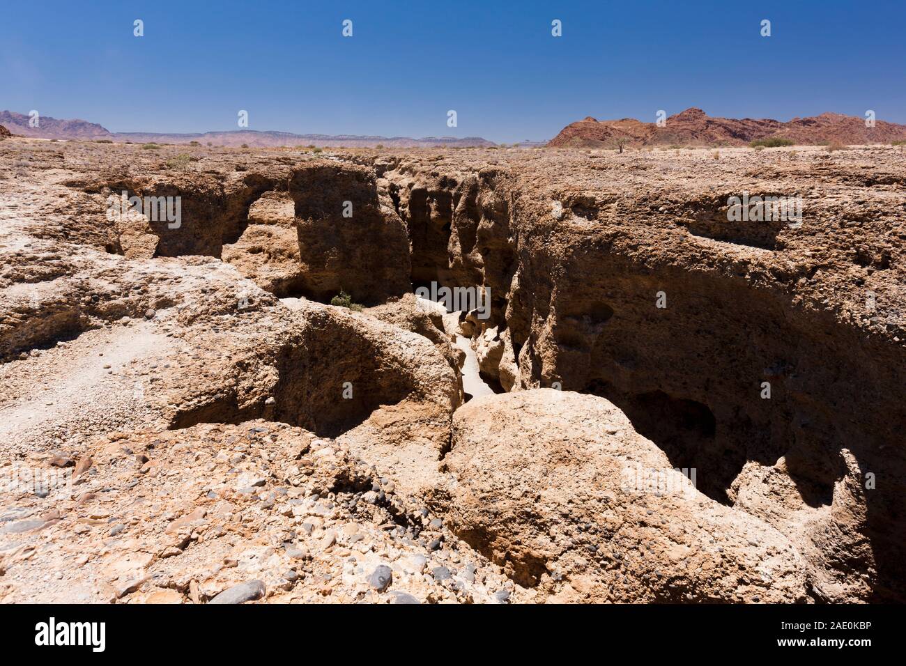 Sesriem Canyon, dead valley, Sesriem, Namib Desert, Namib-Naukluft ...