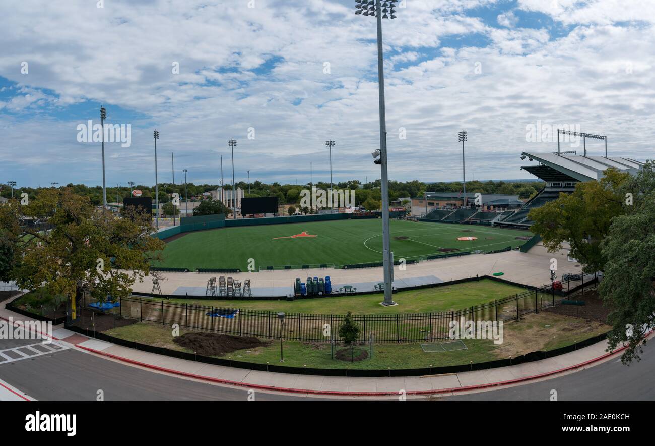 AUSTIN, TEXAS - OCTOBER 12, 2019 - Aerial View of the Longhorn Softball ...