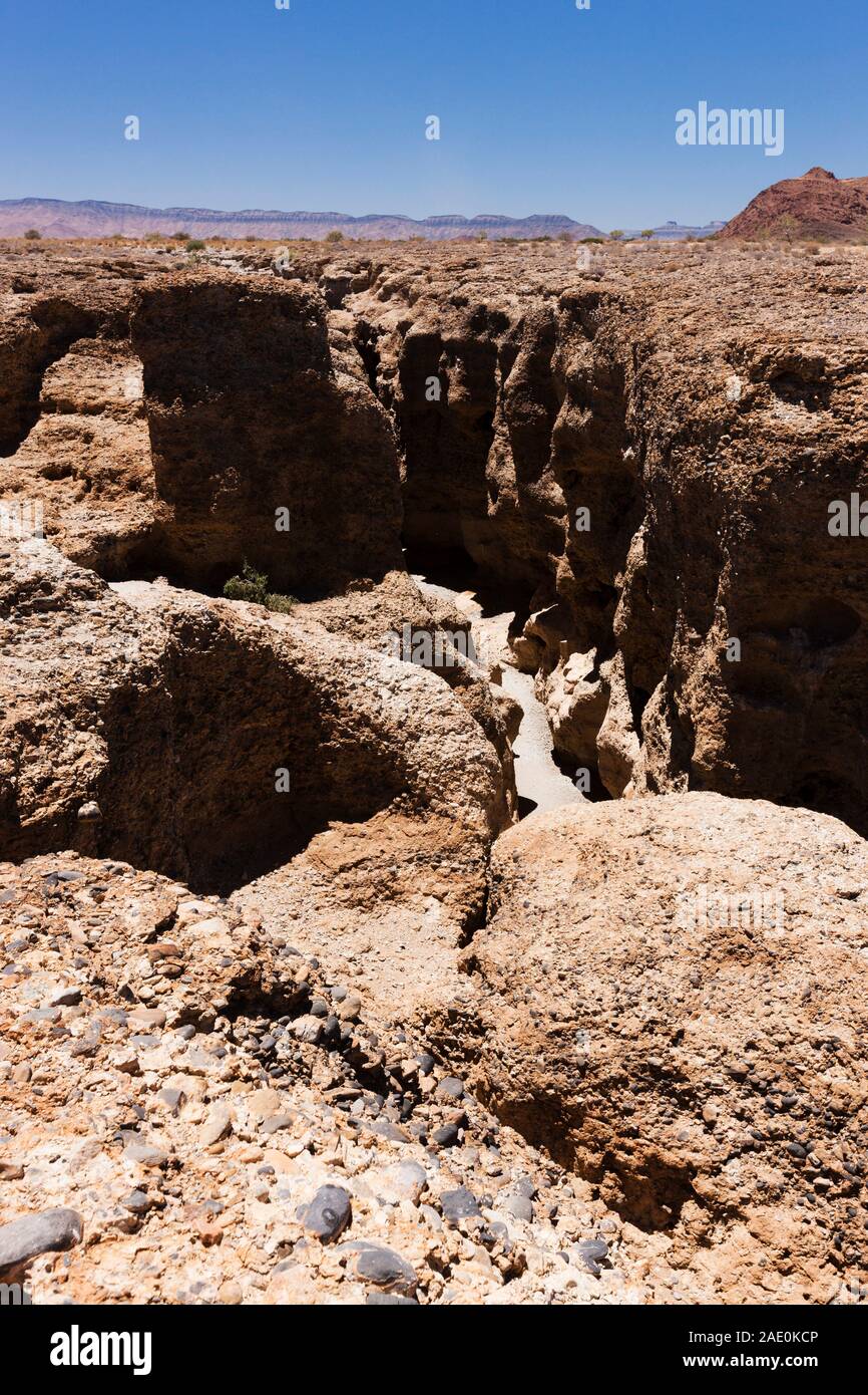 Sesriem Canyon, dead valley, Sesriem, Namib Desert, Namib-Naukluft ...