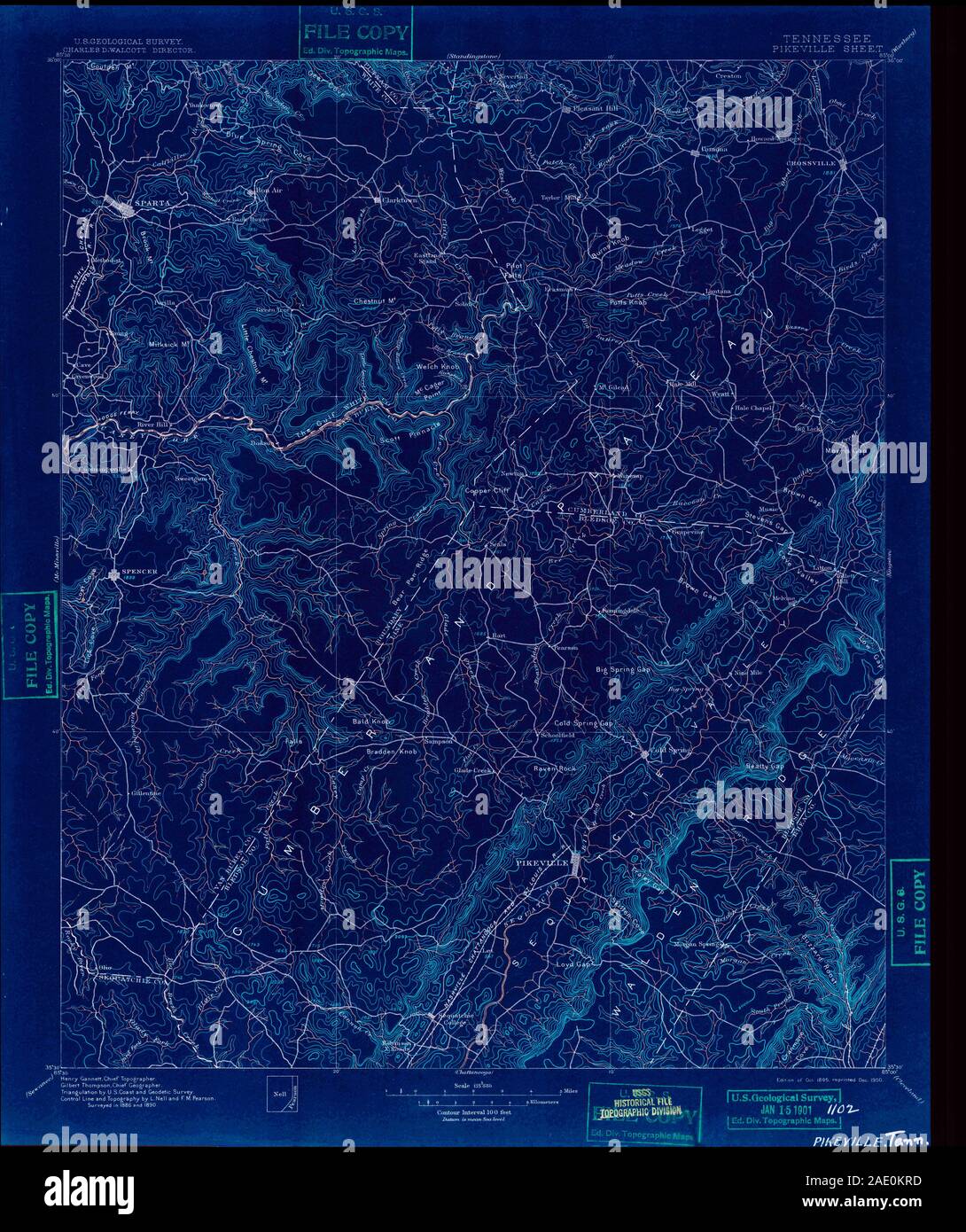 Map of pikeville hi-res stock photography and images - Alamy