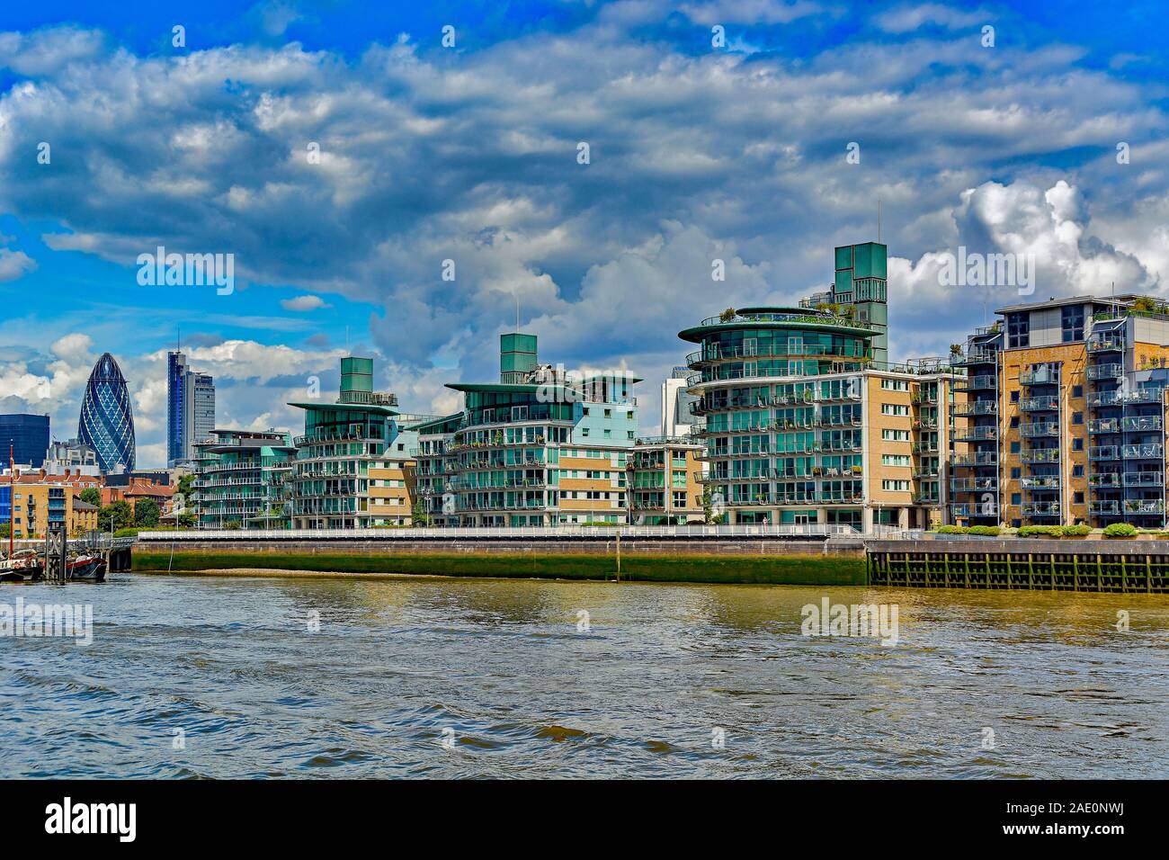 London waterfront views, U.K Stock Photo - Alamy