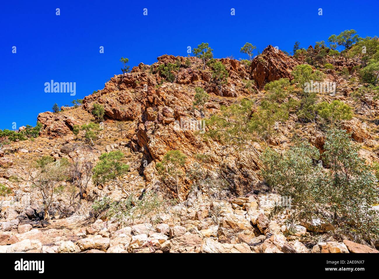 Redbank Gorge is a gap in the West MacDonnell Ranges in the Northern ...