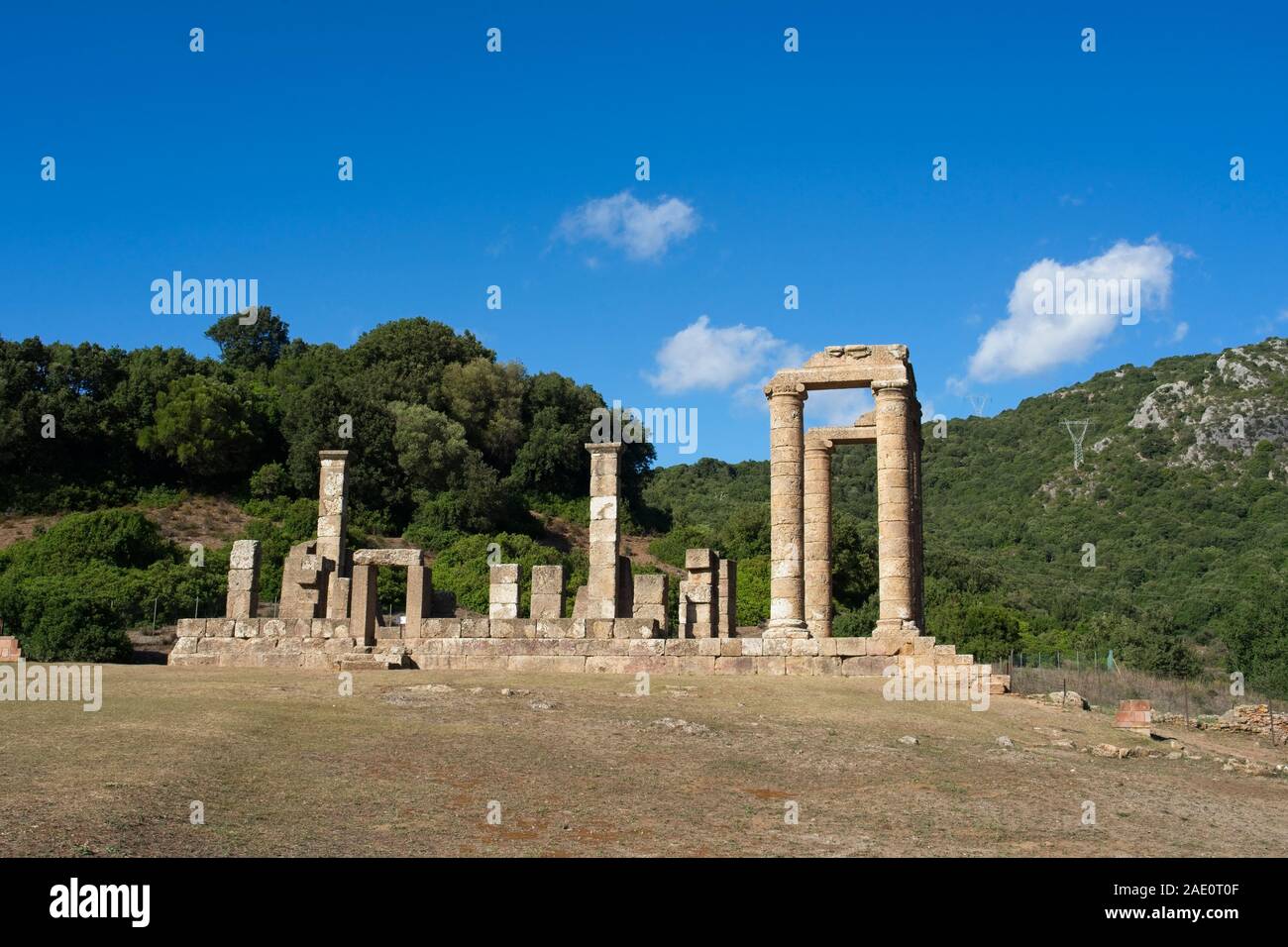 Italy, Sardinia - 2019-10-04 : Tempio di Antas Temple near ...