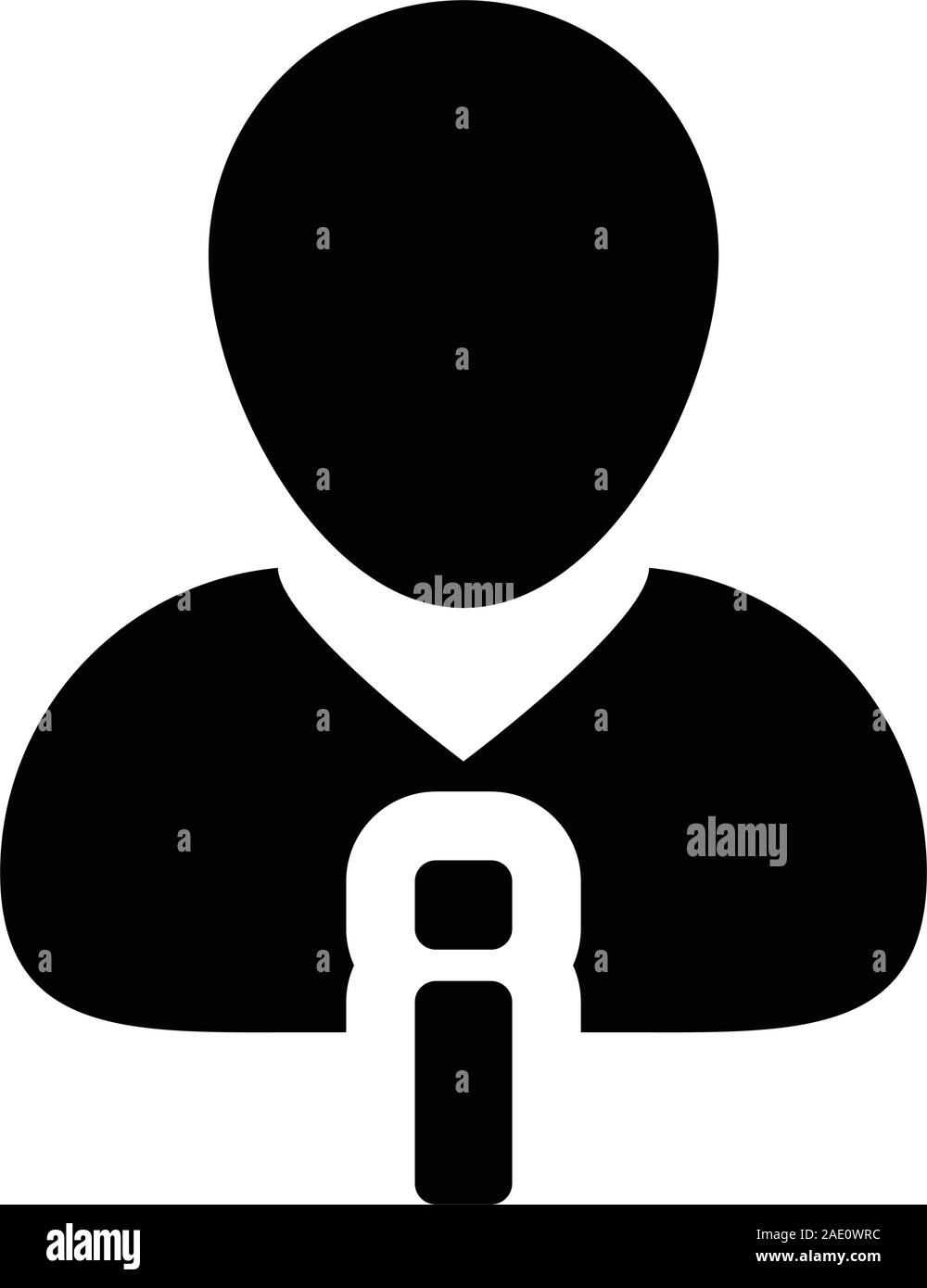 Insight icon vector male person profile avatar with information symbol ...