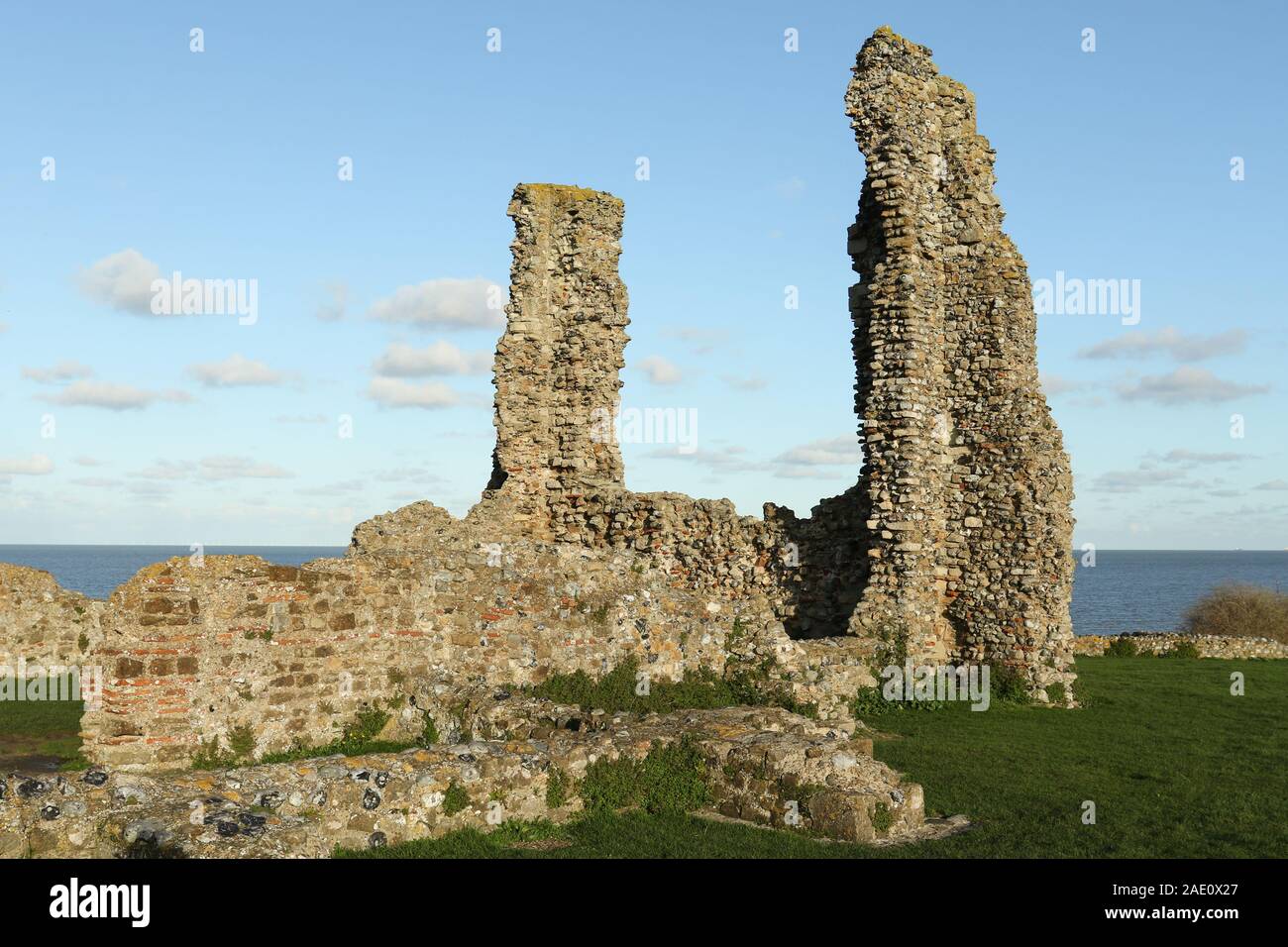 Reculver towers a roman saxon shore fort and remains of a 12th century ...
