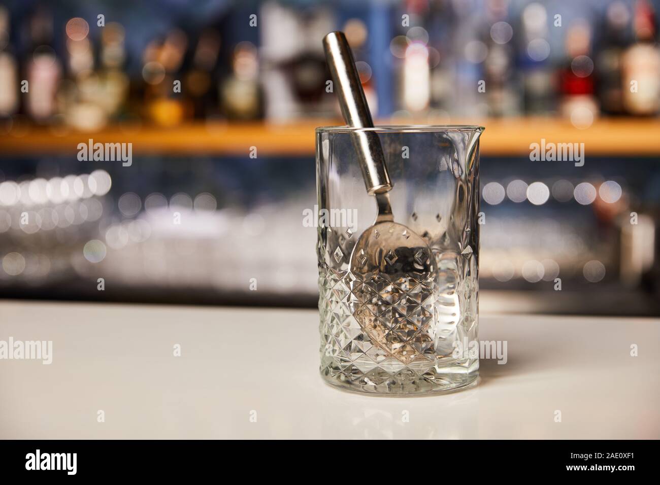 Glass and spoon stand hi-res stock photography and images - Alamy