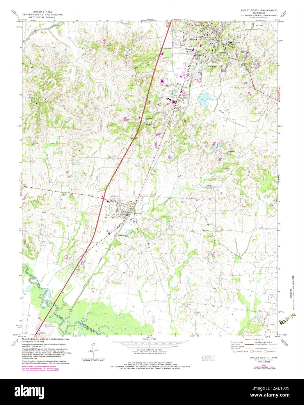 Map of ripley Cut Out Stock Images & Pictures - Alamy