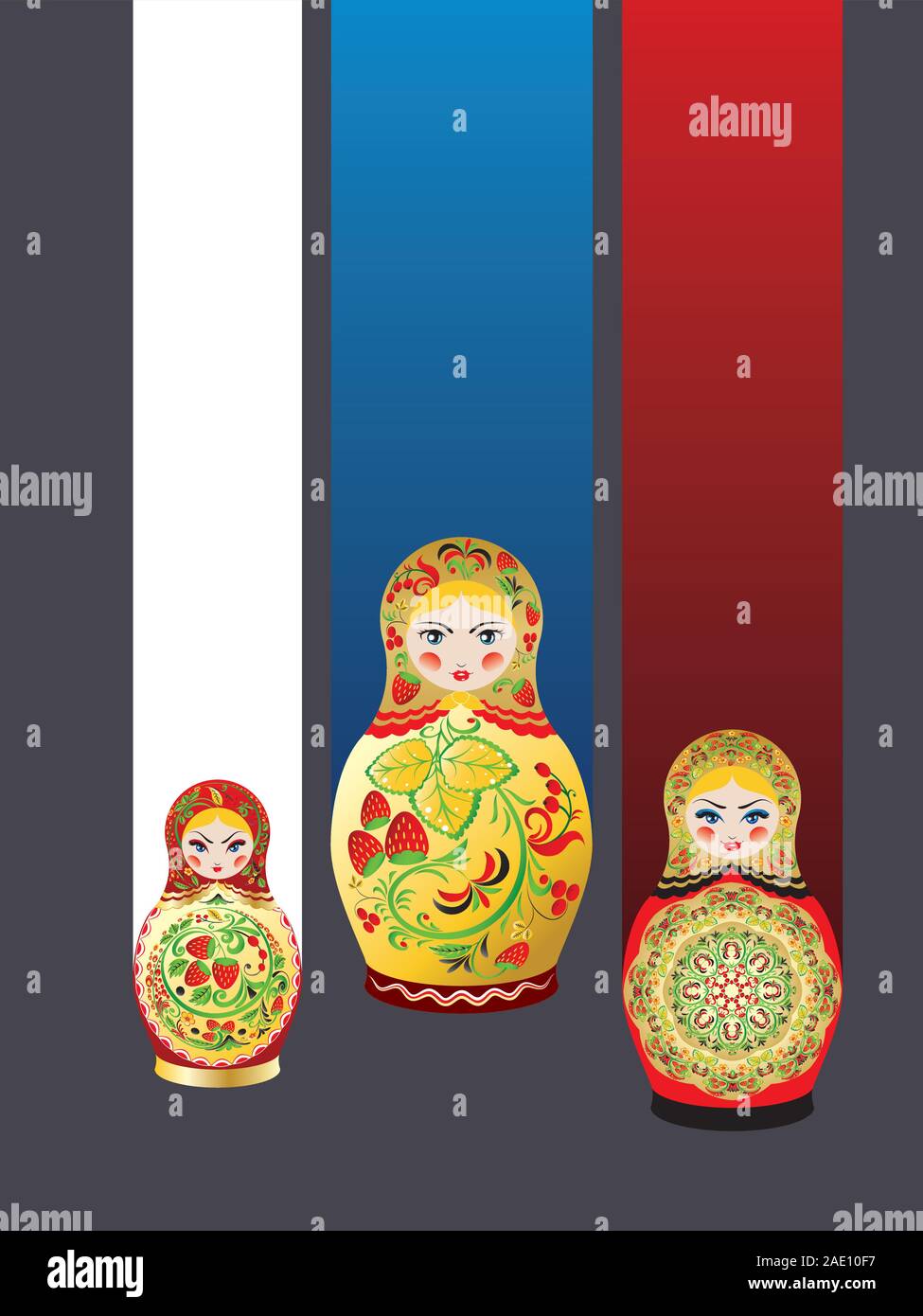 Matryoshka doll poster hi-res stock photography and images - Alamy
