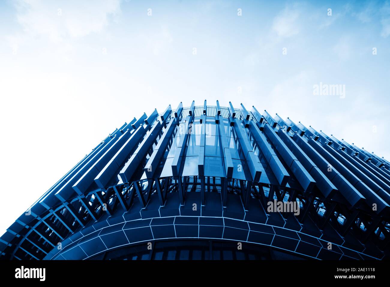 Modern building glass wall Stock Photo - Alamy