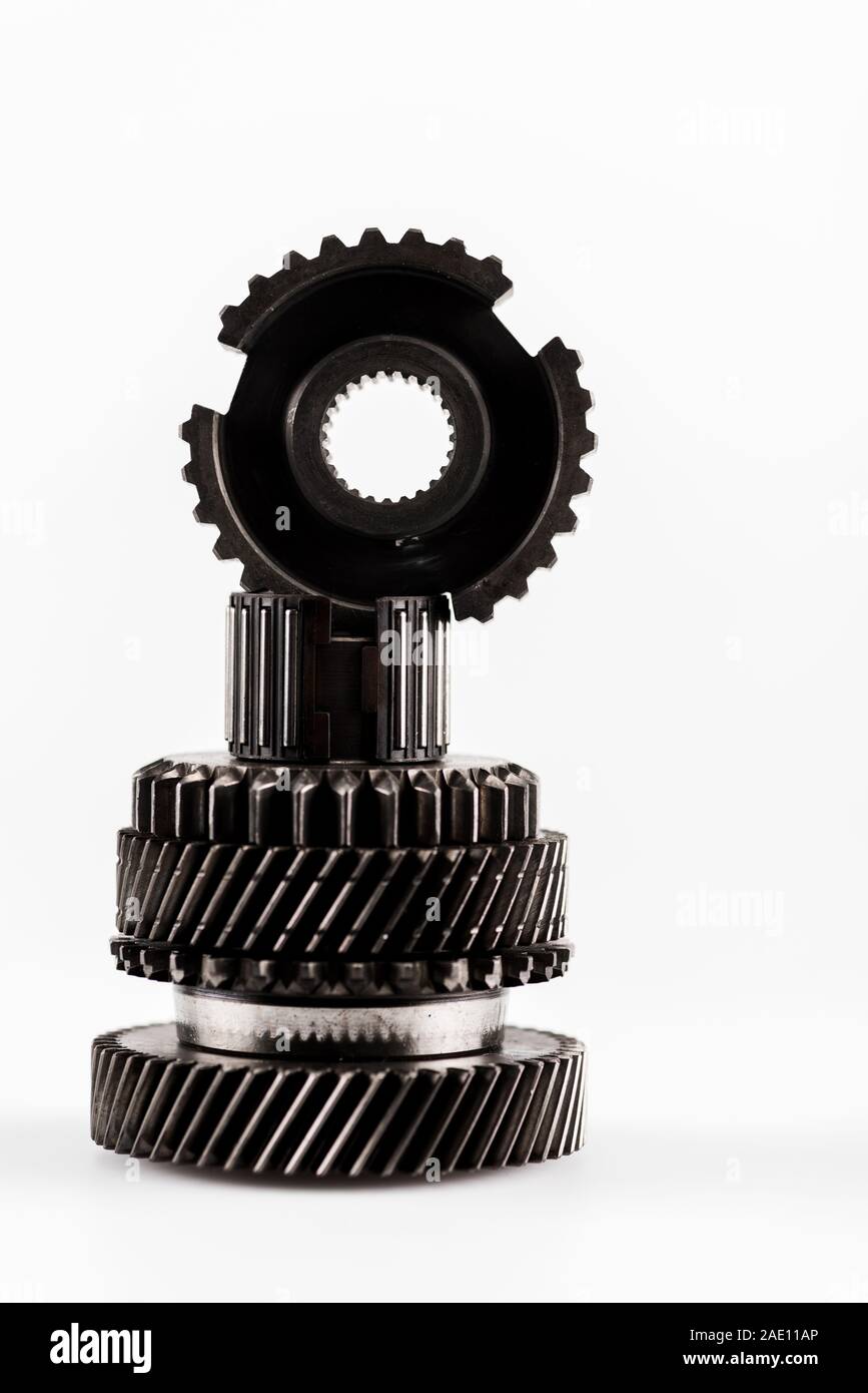 metal mechanism isolated on white background Stock Photo - Alamy